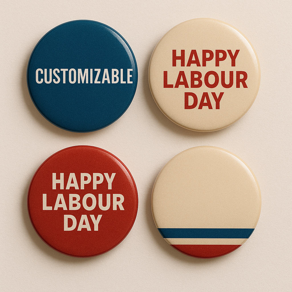 Custom Round Button — Union Swag + Print